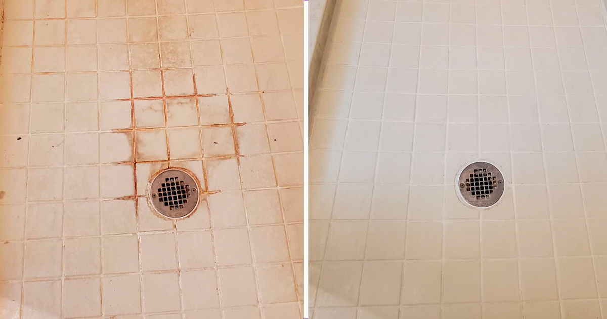 Our Tile Cleaning Process Was the Answer to Restore This Shower in ...